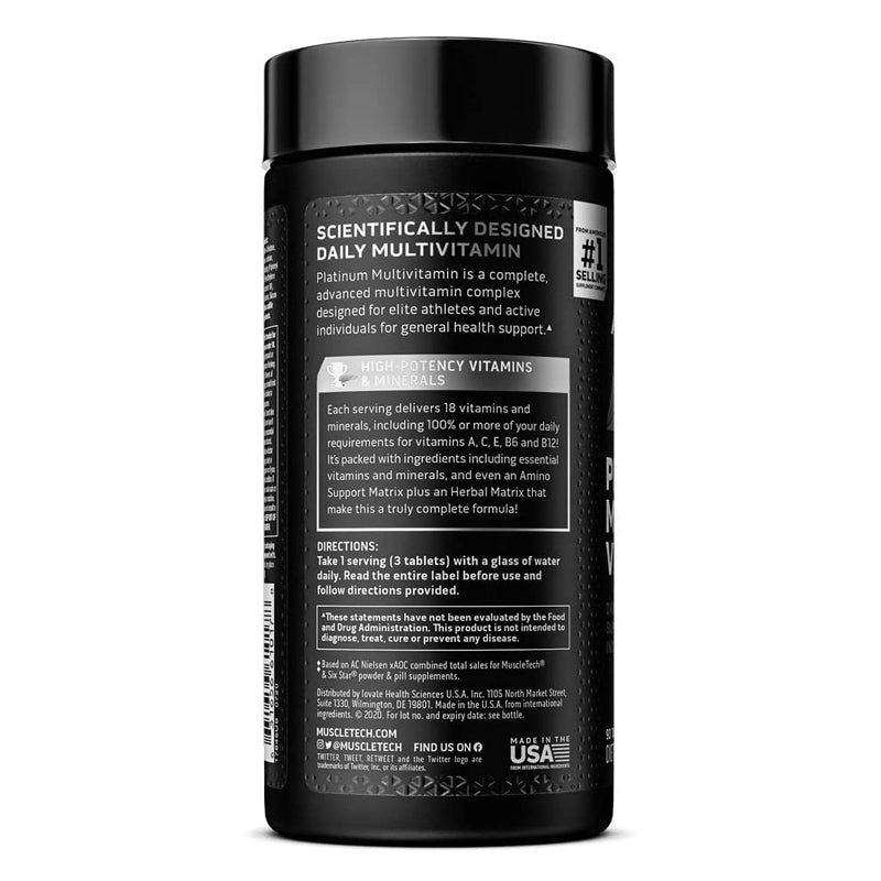 Muscletech Platinum Multivitamin – Protein House
